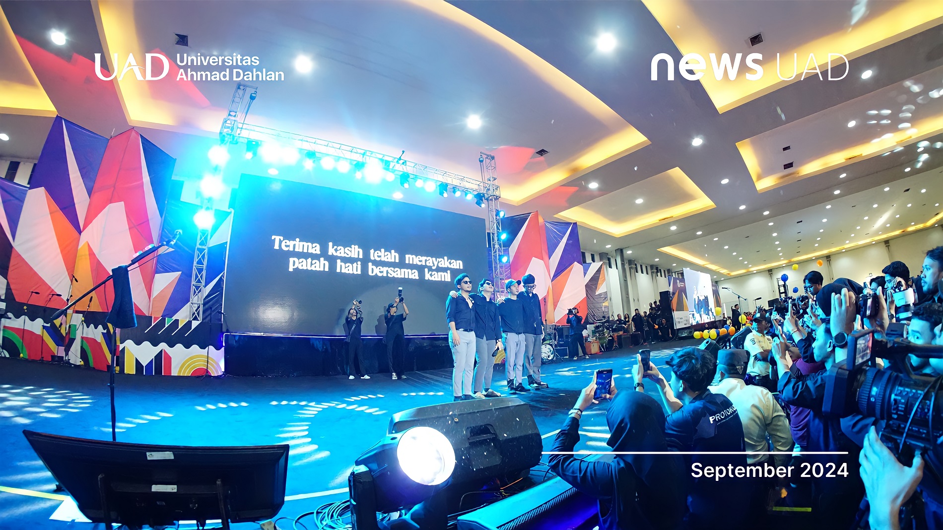 For Revenge Meriahkan Closing Ceremony P2K UAD 2024 - News Portal of ...
