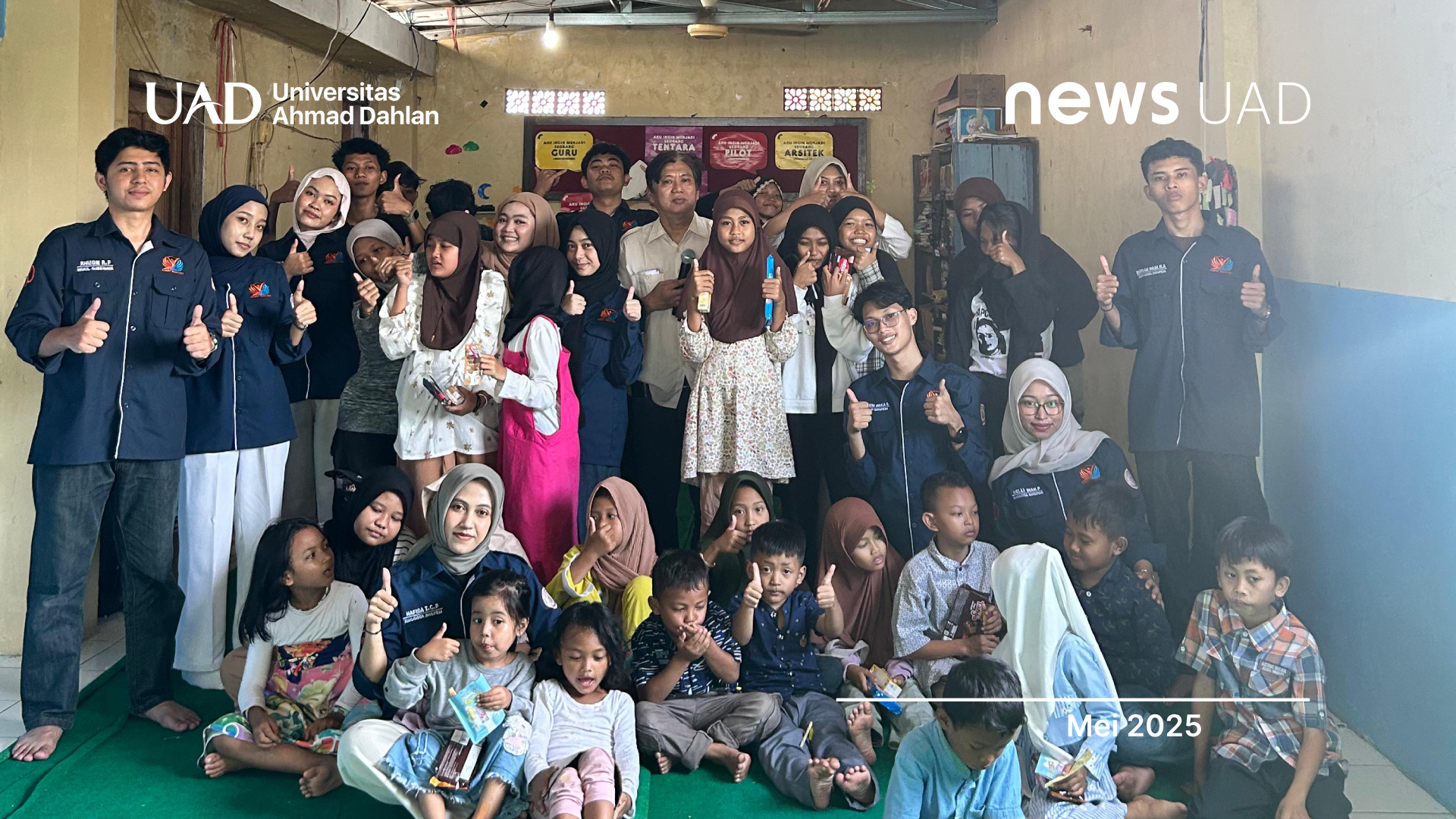 BEM FH UAD Aktualisasikan Program Berbagi di Panti Asuhan Atap Langit ...