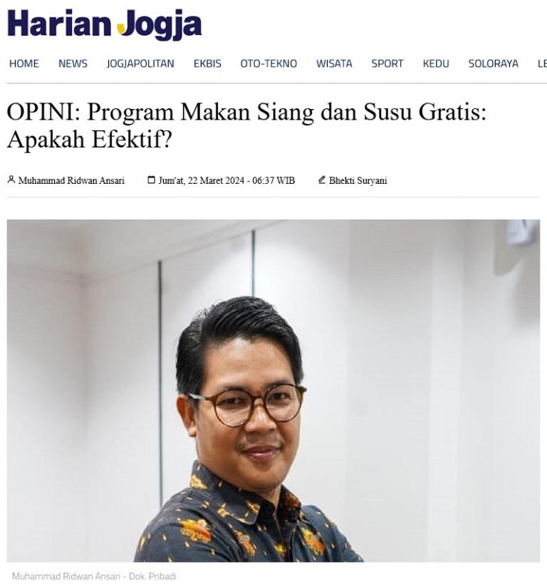 Program Makan Siang dan Susu Gratis: Apakah Efektif? - News Portal of ...